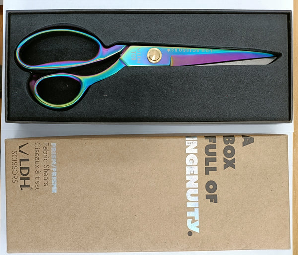 LDH Scissors - 9" Prism Tailor's Shears – Linen Loft - Bernina Hamilton